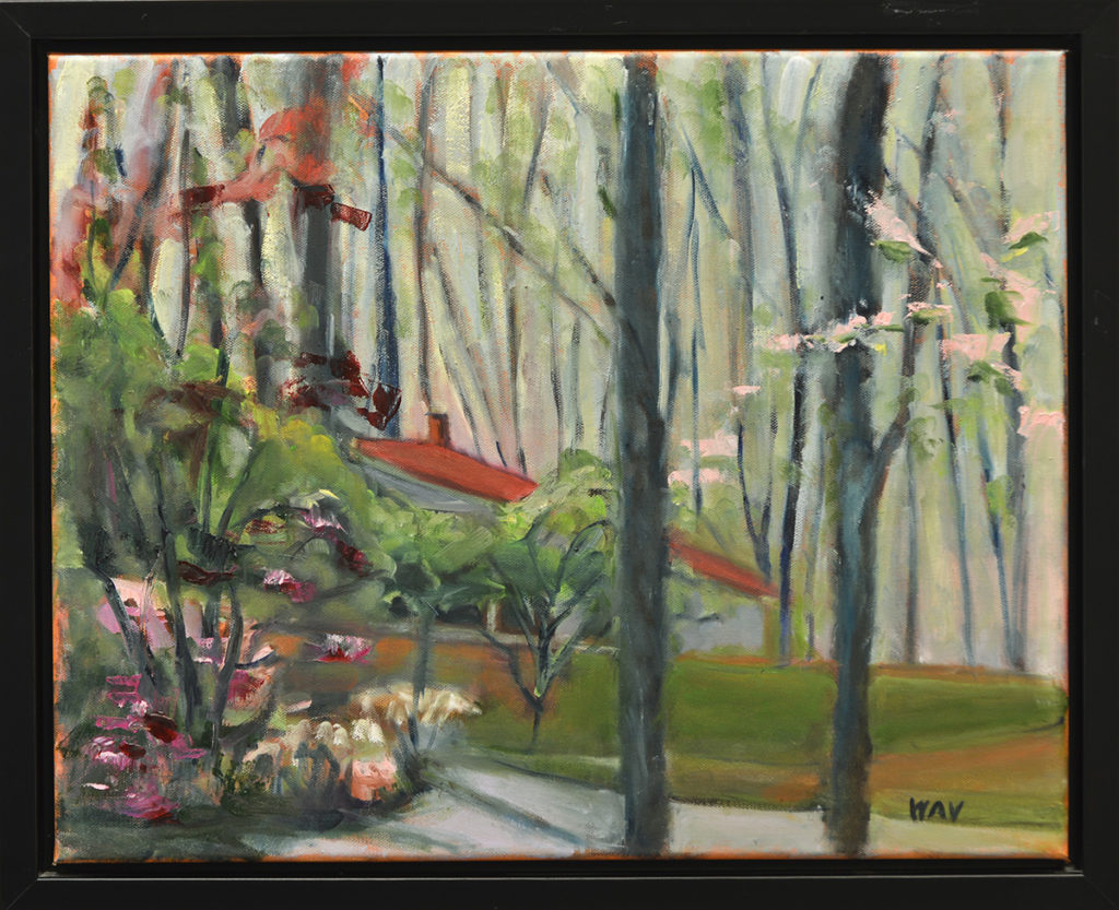 Red Roof in Spring Wendy Atwell-Vasey | LibertyTown Arts Workshop