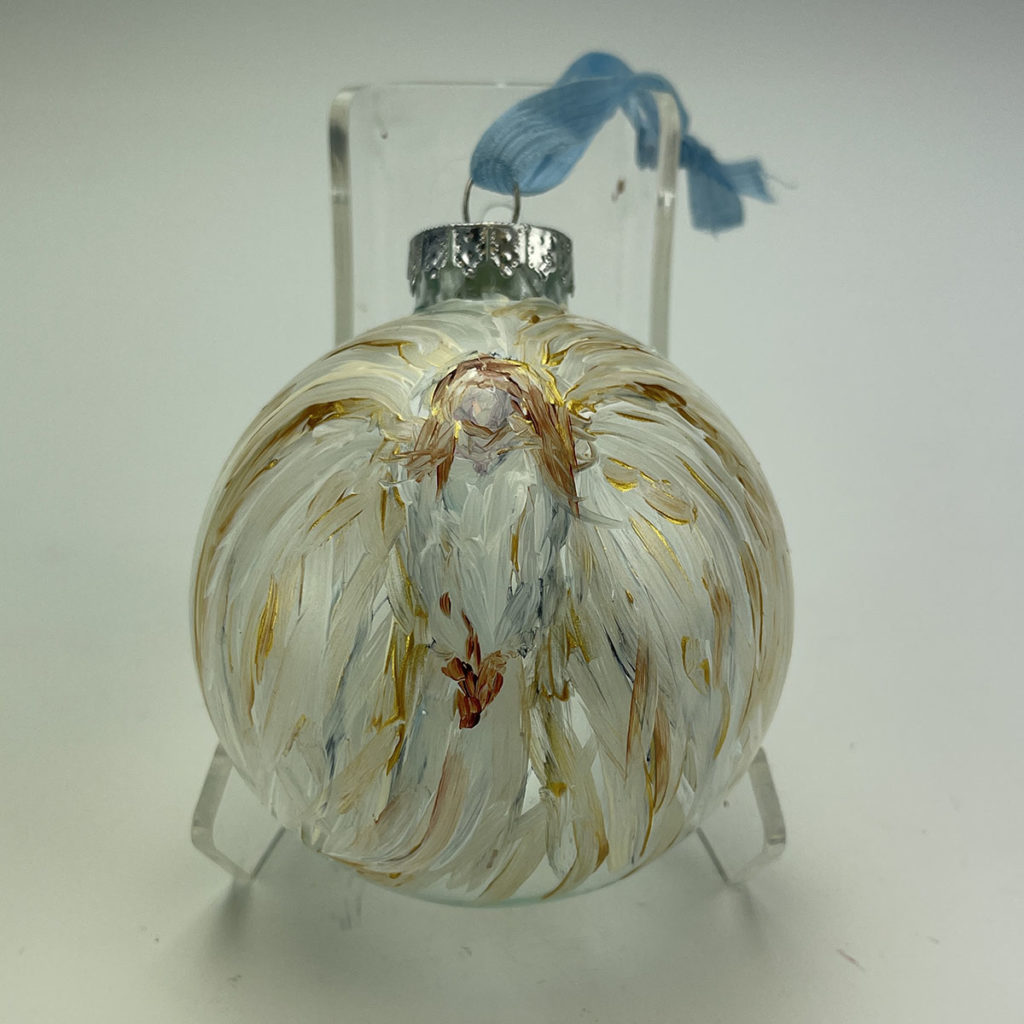 Mary Peterman-Gold Angel Bauble | LibertyTown Arts Workshop