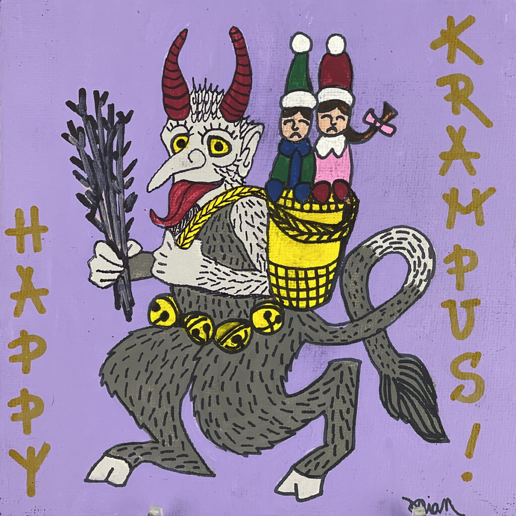 Happy Krampus-Dorian Lemasters | LibertyTown Arts Workshop