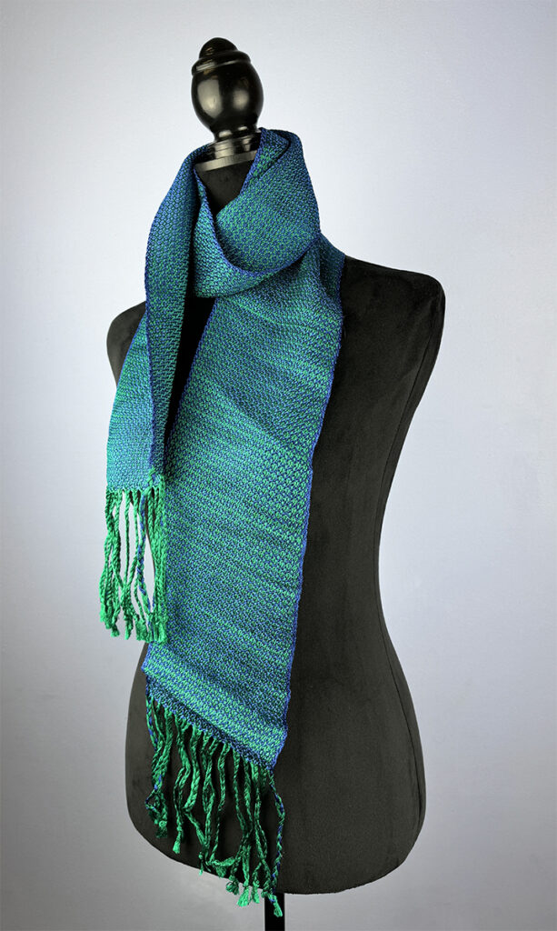 Color Shift Scarf-Rita Brown | LibertyTown Arts Workshop