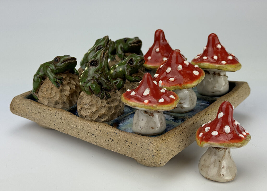 Tic Tac Ribbit View B- Kay Dennison | LibertyTown Arts Workshop