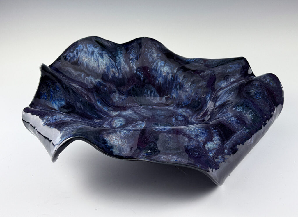 Purple Waves View A-Trish Vaughan | LibertyTown Arts Workshop