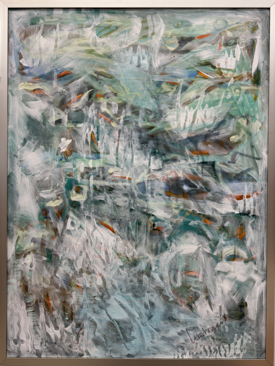 “Rain on Water” by Joan Limbrick | LibertyTown Arts Workshop