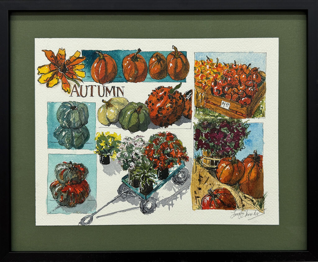 Autumn at the Garden Center-Lisa Edwards | LibertyTown Arts Workshop