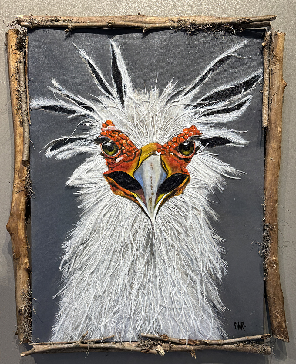 “Secretary Bird” by Pilar Koch | LibertyTown Arts Workshop