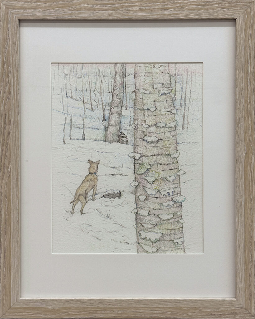 Rosie and the Junco-Mary Lou Cramer | LibertyTown Arts Workshop